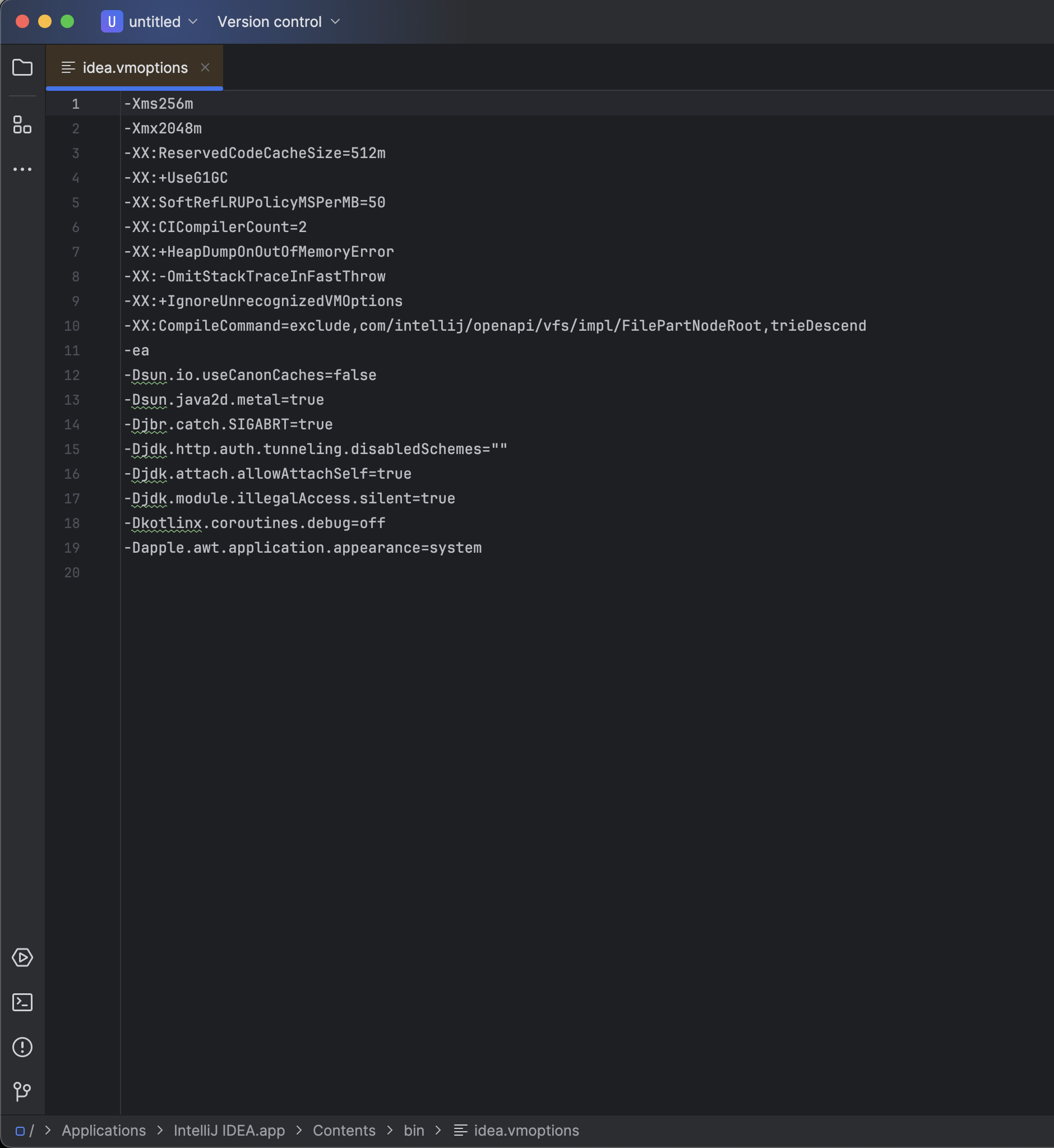 Increase The Memory Size Limit On Intellij Idea Baeldung中文网